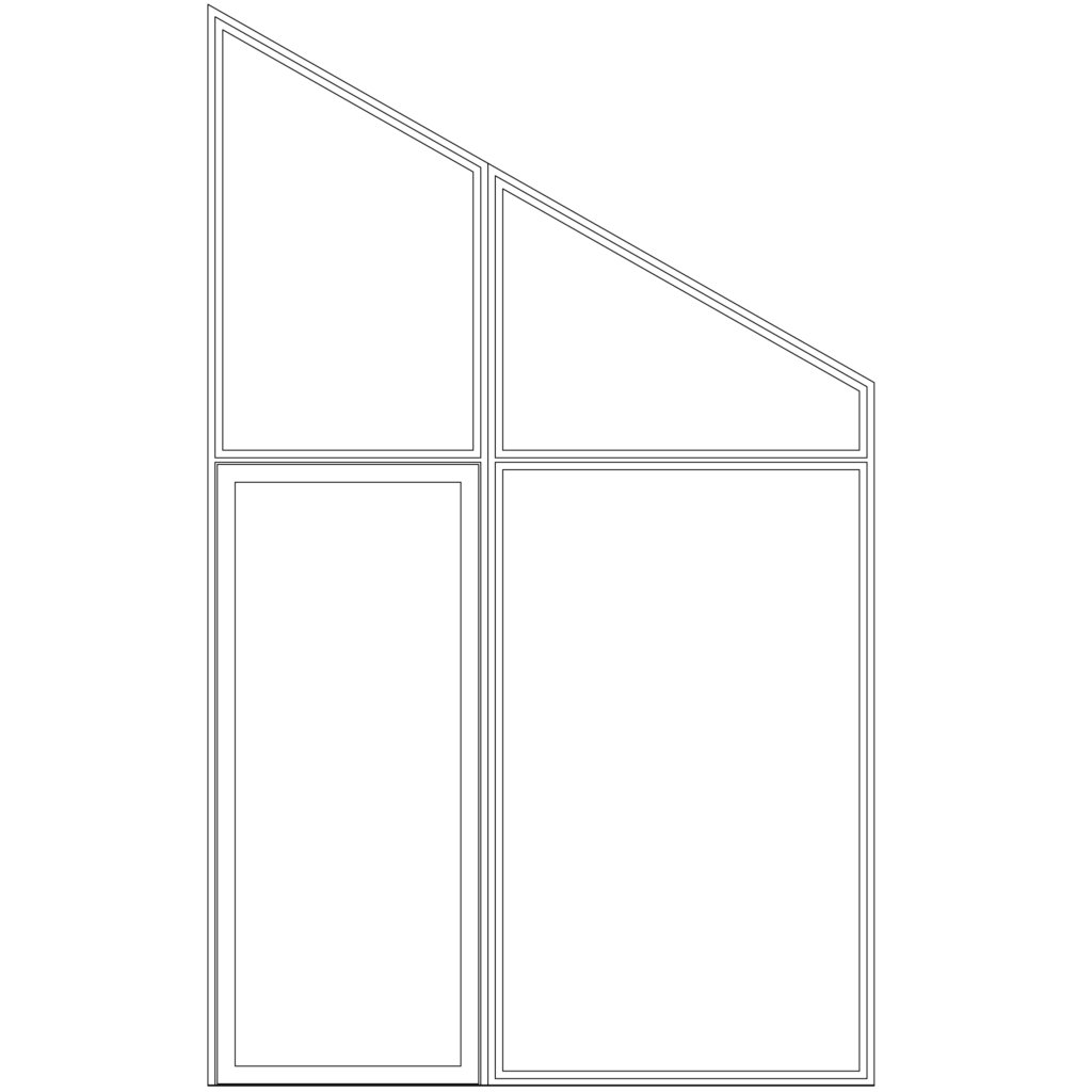 Idealcombi-triangular-door-three-fixed | Idealcombi UK