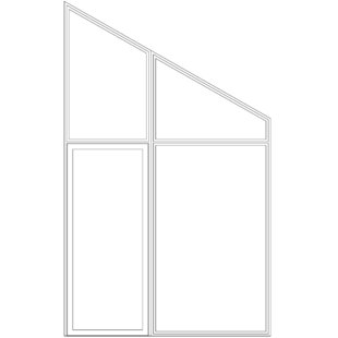 Raked windows from Idealcombi UK - sloping, angled & triangle windows