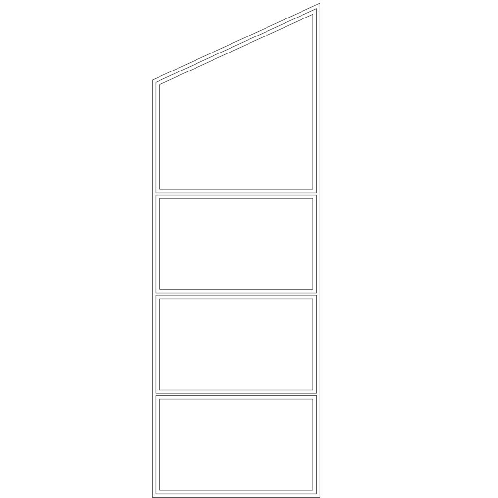 Raked windows from Idealcombi UK - sloping, angled & triangle windows