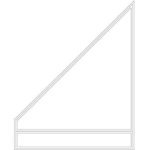 Raked windows from Idealcombi UK - sloping, angled & triangle windows